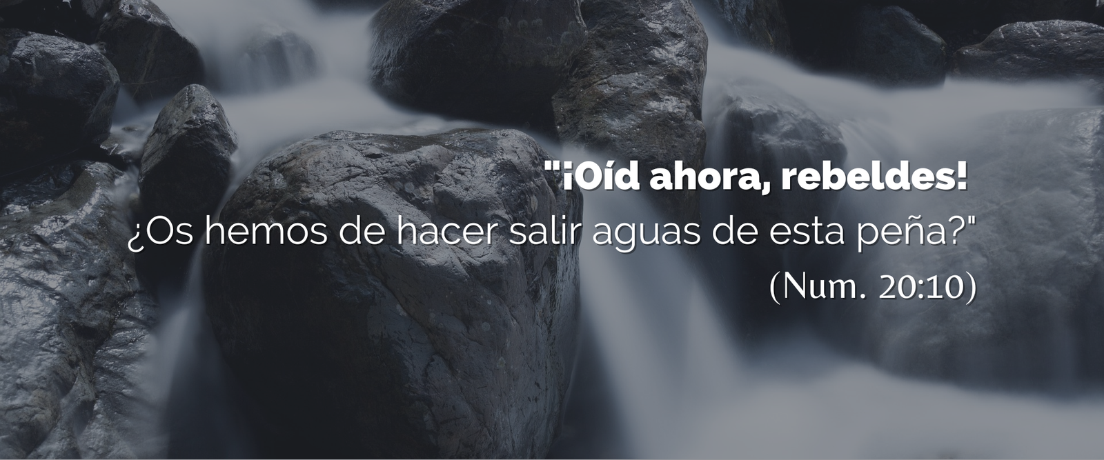 Meditación Bíblica para Números 20 • Iglesia Reformada Calvary